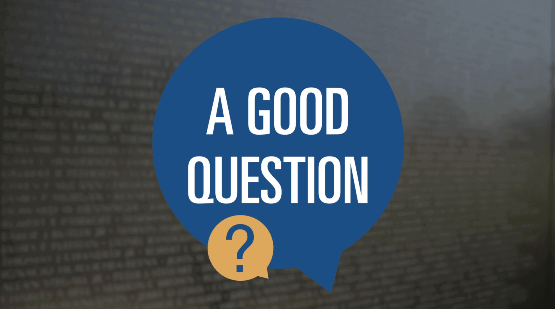 A Good Question Campus Church A Good Question Campus Church